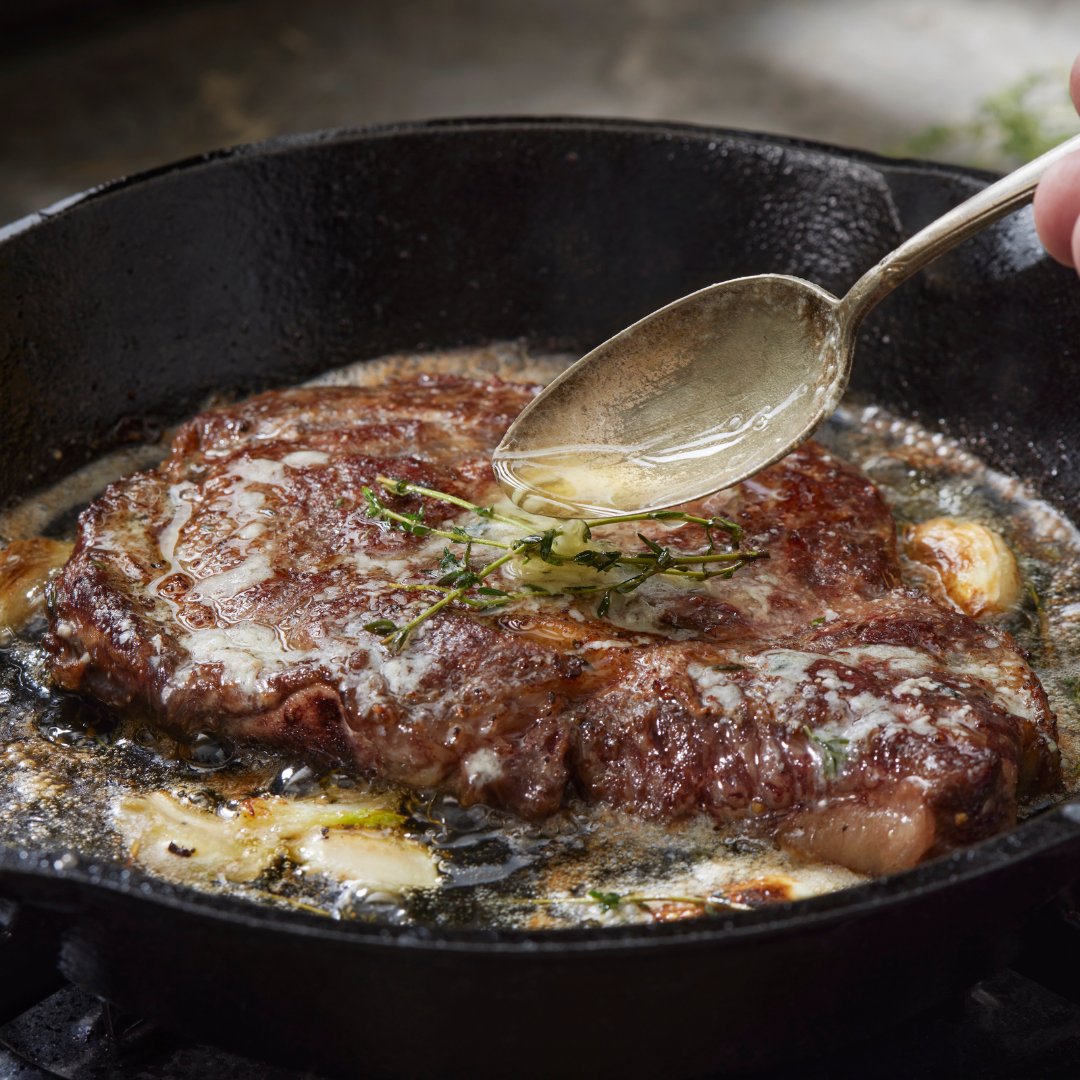 Pan-Seared Ribeye with Garlic Butter – Premium Meats MNL